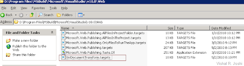 Vishal Joshi's Tangent: Xml Document Transforms (XDT) for any XML file ...